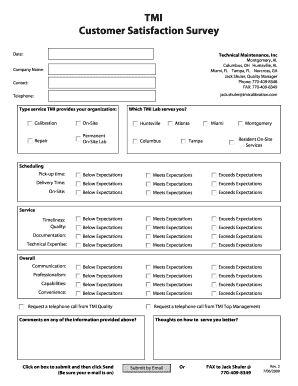 Fillable Online Technical Maintenance, Inc Fax Email Print - pdfFiller