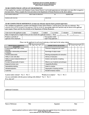 Fillable Online TO BE COMPLETED BY APPLICANT OR REFERENCE I have ...