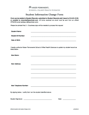 Fillable Online kpsahs Student Information Change Form - bkpsahsbborgb ...