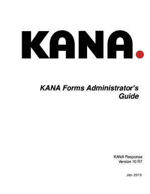Fillable Online KANA Forms Administrators Guide - bmykanabbcomb Fax ...
