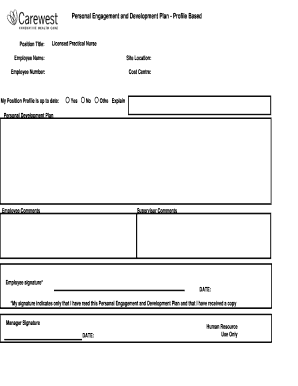53+ Free Editable Employee Development Plan Templates in MS Word [DOC ...