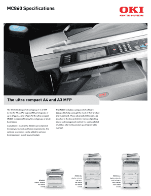 Fillable Online officetechnology The ultra compact A4 and A3 MFP ...