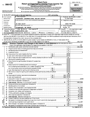 Fillable Online fireprojects Form Short Form Return Under Organization ...