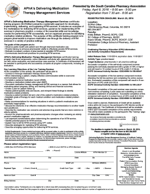 Fillable Online scpa memberclicks Presented by the South Carolina ...