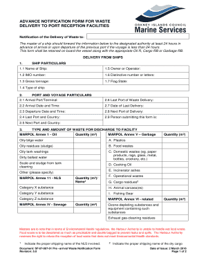 Fillable Online Waste Delivery Form - ORKNEY MARINE SERVICES LIMITED ...