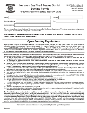 Fillable Online nehalembayfirerescue Nehalem Bay Fire & Rescue District ...