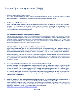 Fillable Online What is Credit Information Report (CIR) Fax Email Print ...