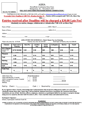 Fillable Online BACK NUMBER Fax Email Print - pdfFiller