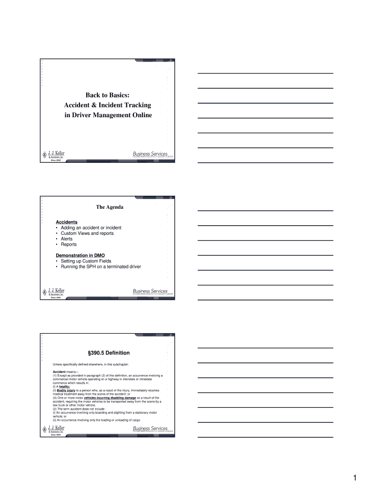 Fillable Online Accident & Incident Tracking Fax Email Print - pdfFiller