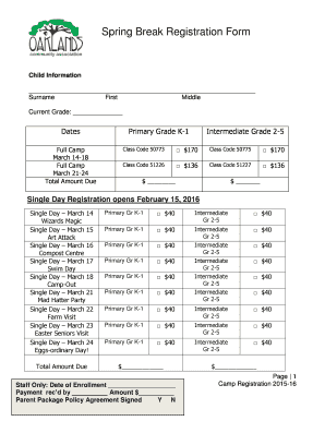 Fillable Online Full Camp Fax Email Print - pdfFiller