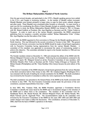 Fillable Online bmmonline The Brihan Maharashtra Mandal of North ...