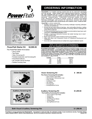 Fillable Online PowerPath is a complete learning system that can be ...
