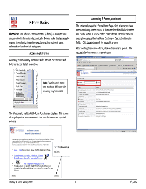 Fillable Online Accessing E-Forms continued E-Form Basics Fax Email ...