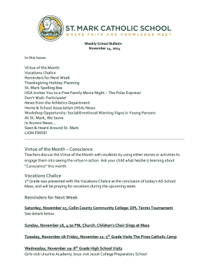 Fillable Online Virtue of the Month Fax Email Print - pdfFiller