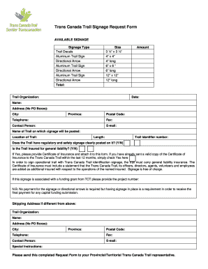 Fillable Online old1 tctrail Signage Request Form 11192009 ...