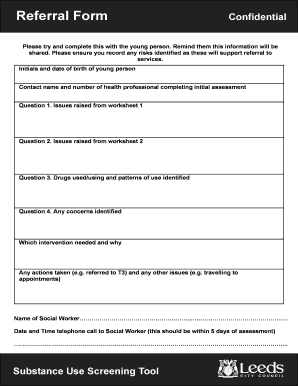 Fillable Online Referral form - Leeds Childrens Social Work Services ...