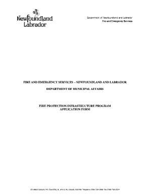 Fillable Online Forms and Applications Service NL - Government of ...