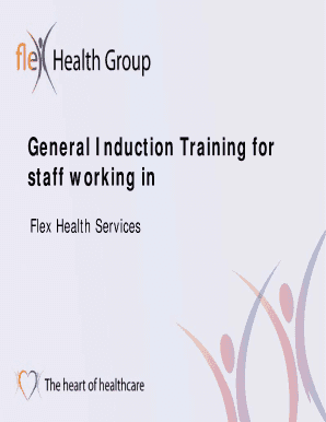 Fillable Online General Induction Training for Fax Email Print - pdfFiller