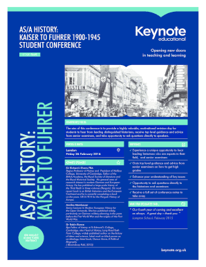 Fillable Online keynoteeducational co ASA HISTORY KAISER TO FUHRER ...