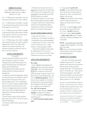Fillable Online ARBORETUM LEVELS Fax Email Print - pdfFiller