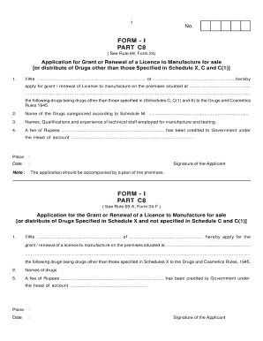 Fillable Online I PART C8 - Commissionerate of Industries Government of ...
