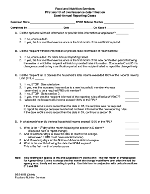 Fillable Online info dhhs state nc DSS-8555 Food and Nutrition Services ...