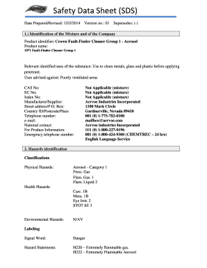 Fillable Online Fault Finder Cleaner Group 1 1071 - USdoc Fax Email ...