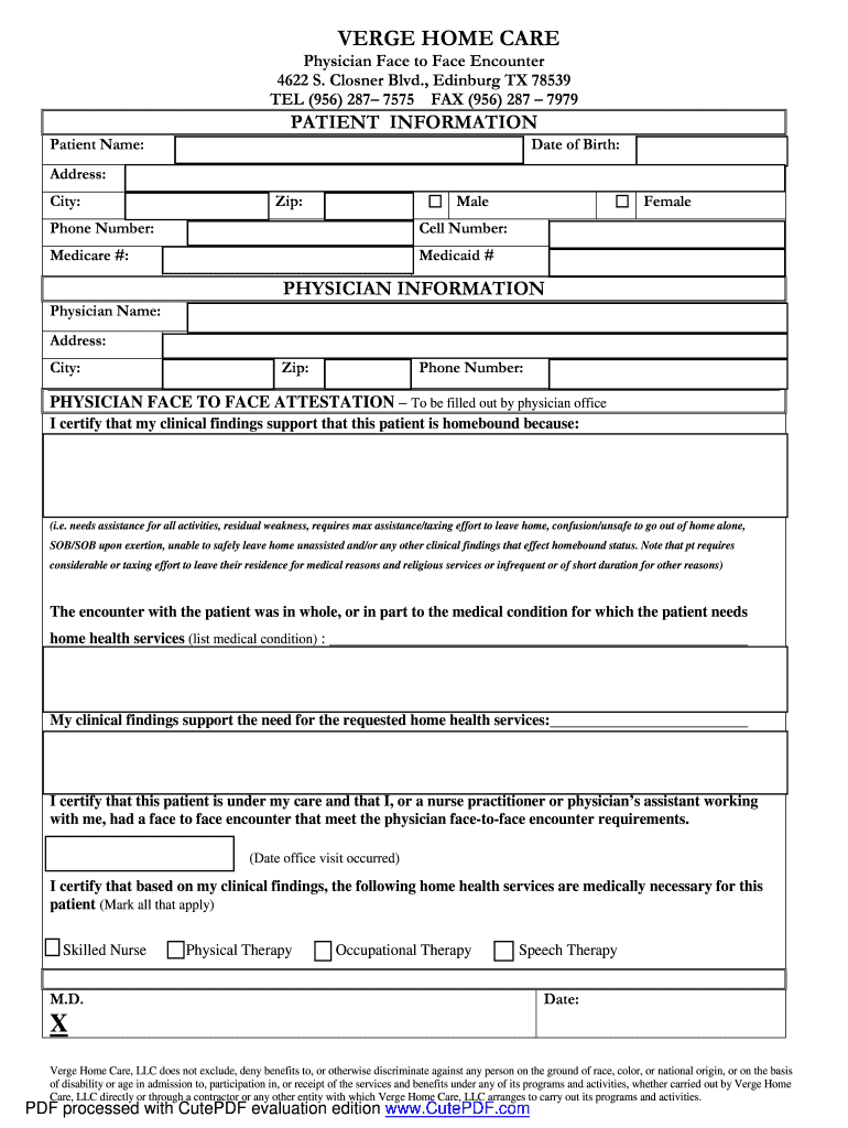 Fillable Online PATIENT REFERRAL FORM-F2F Fax Email Print - pdfFiller