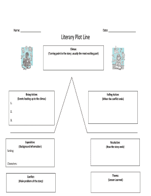 Fillable Online Name Literary Plot Line - D2L Fax Email Print - pdfFiller