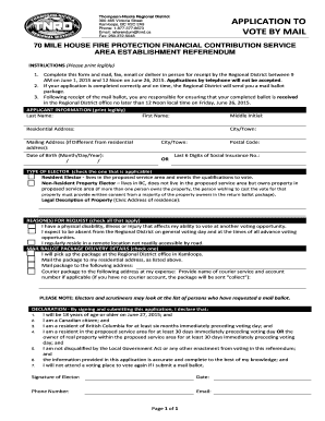 Fillable Online tnrd Application to vote by mail - Thompson-Nicola ...
