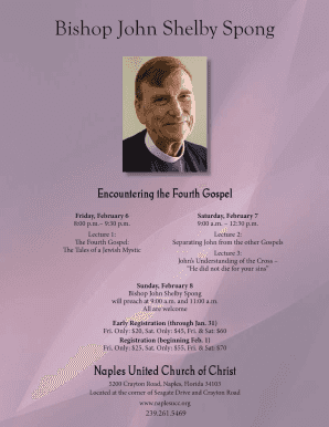 Fillable Online naplesucc Bishop John Shelby Spong - naplesucc Fax ...