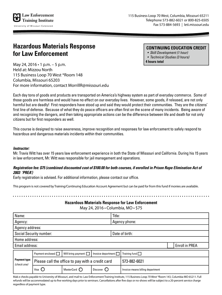 Fillable Online leti missouri edu University of Missouri Extension ...