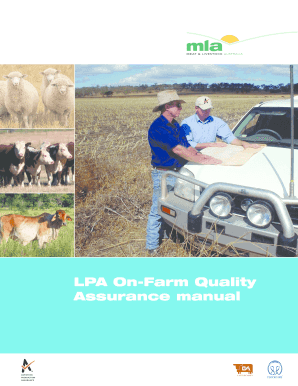 Fillable Online LPA OnFarm Quality Fax Email Print - pdfFiller
