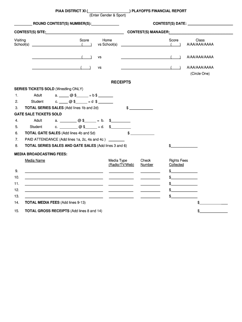 Fillable Online ROUND CONTESTS NUMBERS CONTESTS DATE CONTESTS Fax Email ...