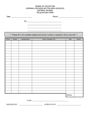 Fillable Online now k12 wi Requisition Form (PDF) - www.now.k12.wi.us ...