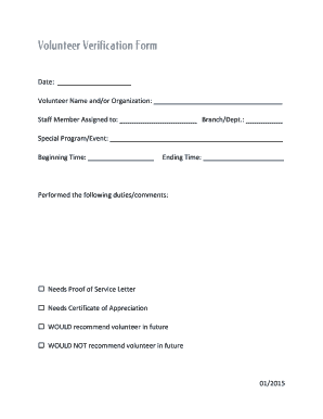 Fillable Online saginawlibrary Volunteer Verification Form ...
