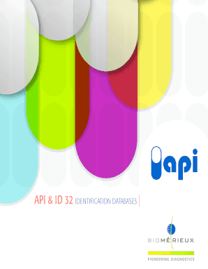 Fillable Online API & ID 32 IDENTIFICATION DATABASES Fax Email Print - pdfFiller