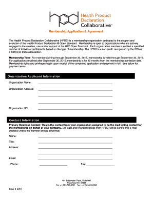 Fillable Online hpd-collaborative The Health Product Declaration ...
