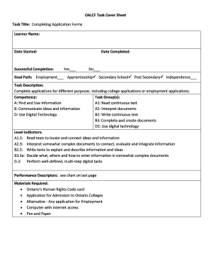 Fillable Online taskbasedactivitiesforlbs OALCF Task Cover Sheet Task ...