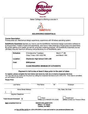 Fillable Online northernlakes SOLIDWORKS FLYER (1) Fax Email Print ...