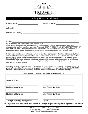 Fillable Online Move-Out Date: Fax Email Print - pdfFiller