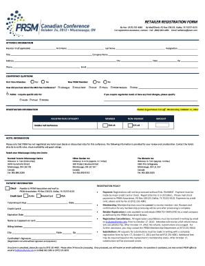 Fillable Online RETAILER REGISTRATION FORM - Results Direct Fax Email ...