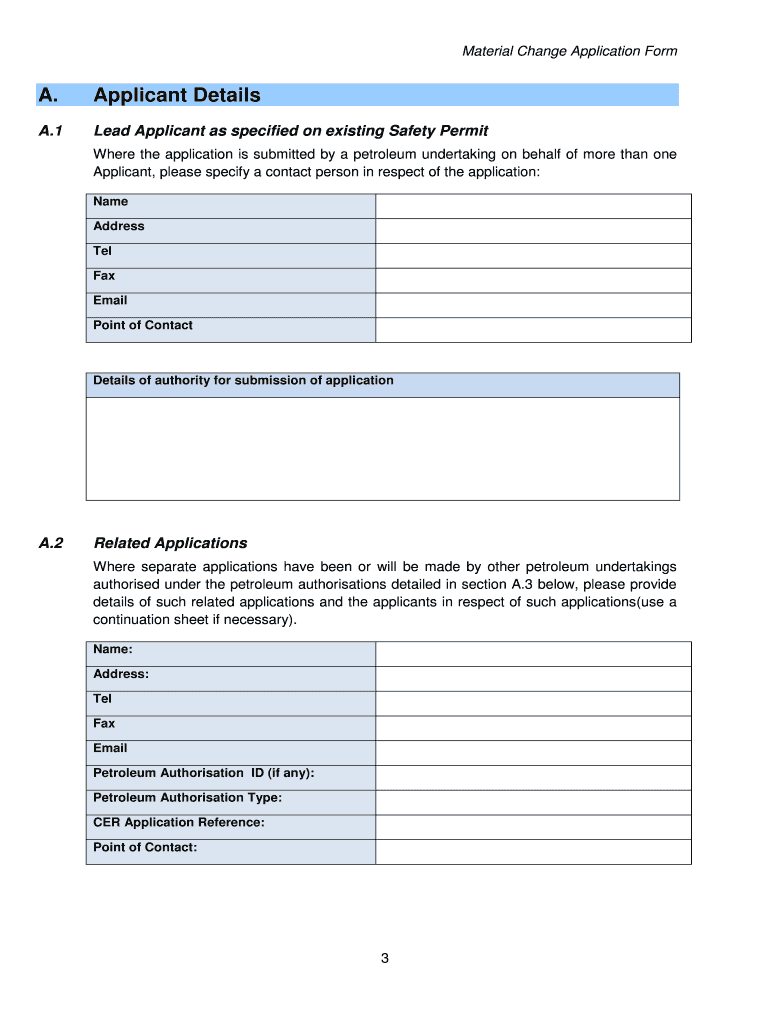 Fillable Online cer Document Number CER/13/297 Material Change ...