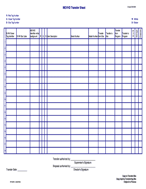 Fillable Online Asset Transfer Form 06092006xls Fax Email Print - pdfFiller