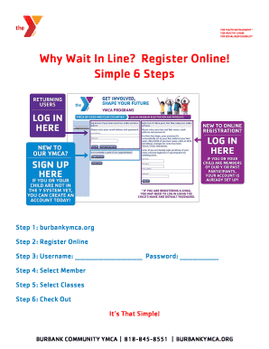 Fillable Online Why Wait In Line Register Online Simple 6 Steps Fax ...