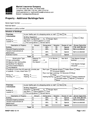 Fillable Online Property - Additional Buildings Form Fax Email Print ...