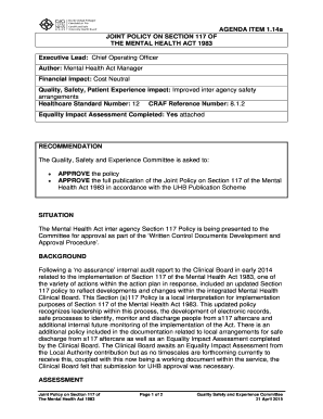 Fillable Online cardiffandvaleuhb wales nhs Joint Policy on Section 117 ...