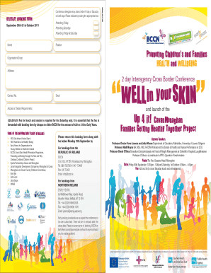 Fillable Online DELEGATE BOOKING FORM - cawtcom Fax Email Print - pdfFiller