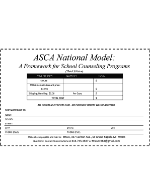 Fillable Online mich-sca ASCA National Model: A Framework for School ...