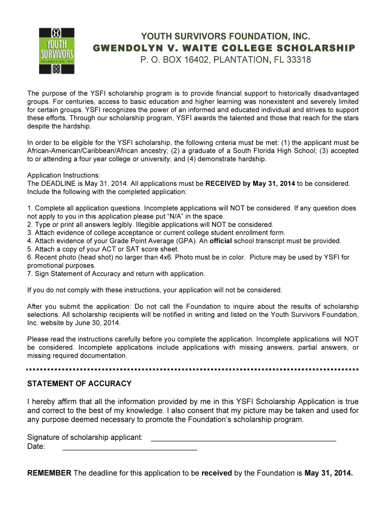 Fillable Online flhs my-pta GW ENDOLYN V Fax Email Print - pdfFiller